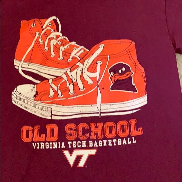 Shirts | Virginia Tech Basketball Old School Tshirt | Poshmark